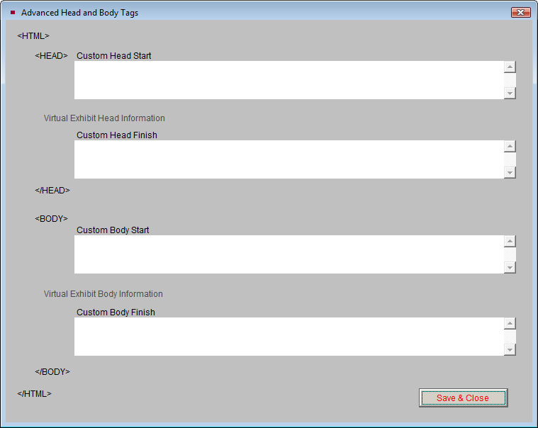 Creating a Virtual Exhibit